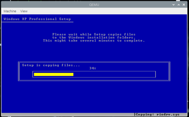 Installing Windows XP on QEMU raspberry pi 4 – Zivo NiX BLog